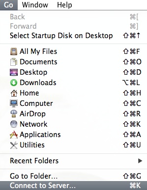 Mapping Network Drives in Mac OS X | Forestry Computing Helpdesk